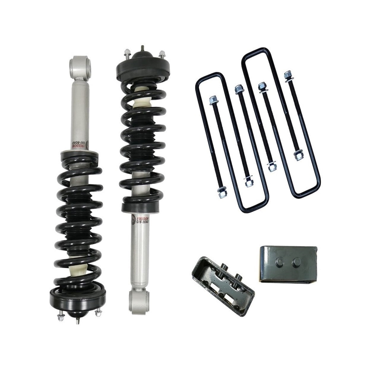 3 Inch Lift Kit Front Struts w/ Rear 2 Inch Blocks for 07-21 Tundra ...