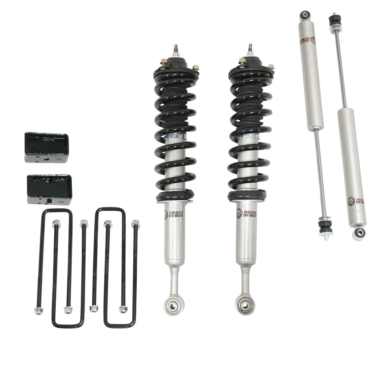 3 Inch Lift Kit Front Struts w/ Rear Blocks and Shocks 05-23 Toyota ...