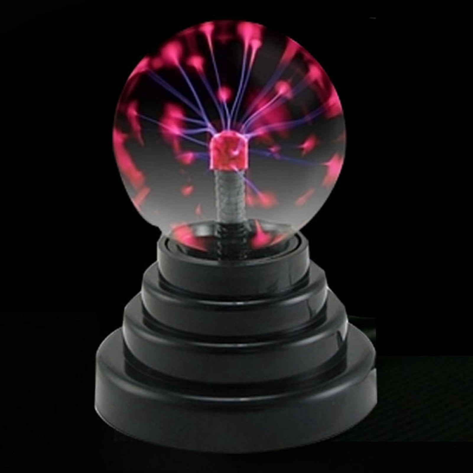 3 Inch Magic Plasma Ball Lamp Touch Sensitive Plasma Ball Light for ...