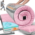 3 Inch Memory Foam Camping Mattress, Dual Layer Thick Sleeping Camp Pad ...