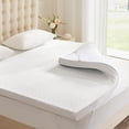 3 Inch Memory Foam Mattress Topper Full, Memory Foam Pad with Removable ...