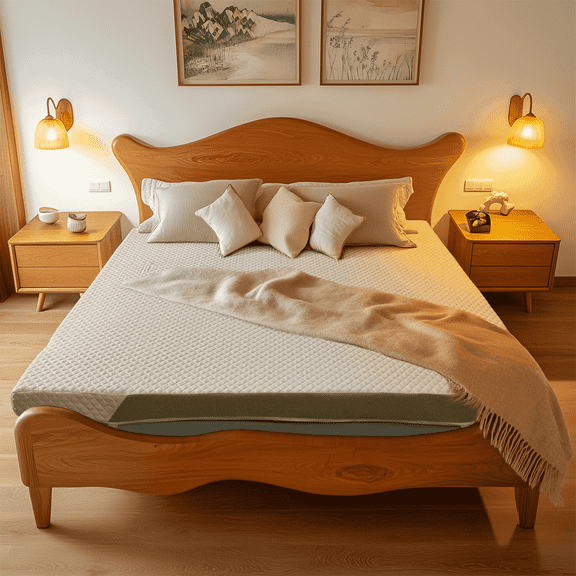 4 Inch Gel Memory Foam Mattress Topper Twin, Cooling Mattress Topper ...