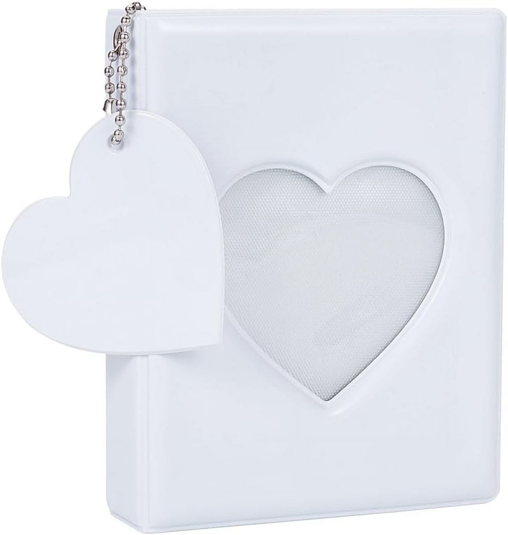 3 Inch Mini Photo Album Photocard Holder White Book Collect Binder ...