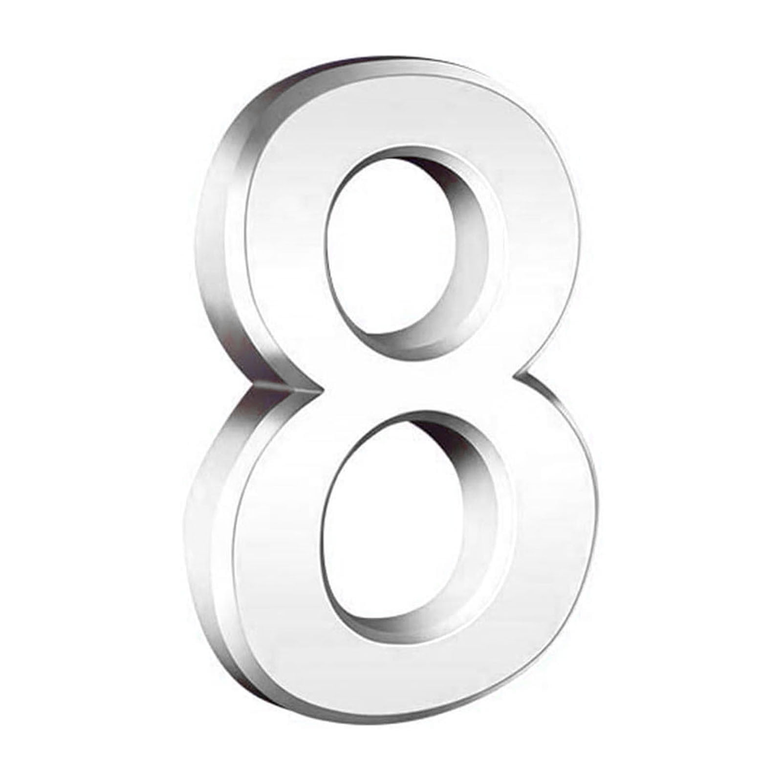 3 Inch Modern House Numbers Mailbox Numbers 0-9 3D Self-Adhesive Street ...