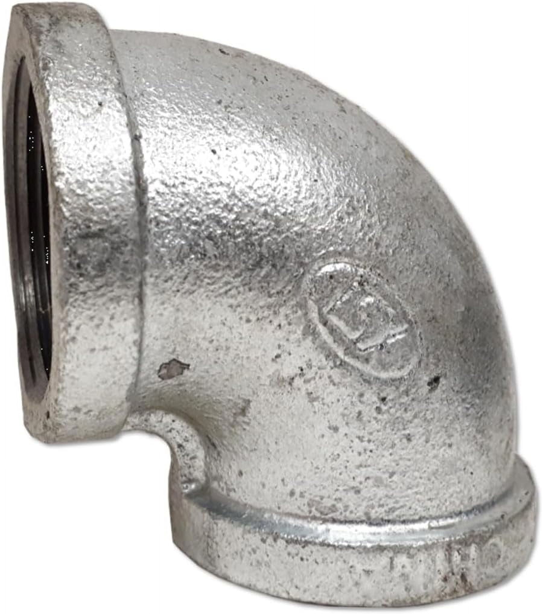 3 Inch NPT Galvanized Malleable Iron 90 Degree Elbow, Pipe Fitting for ...