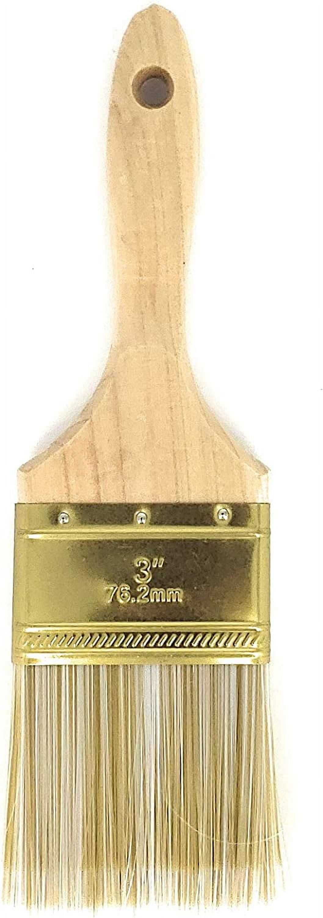 3 Inch Paint Brush for All Purpose use. Synthetic Material with Wood ...