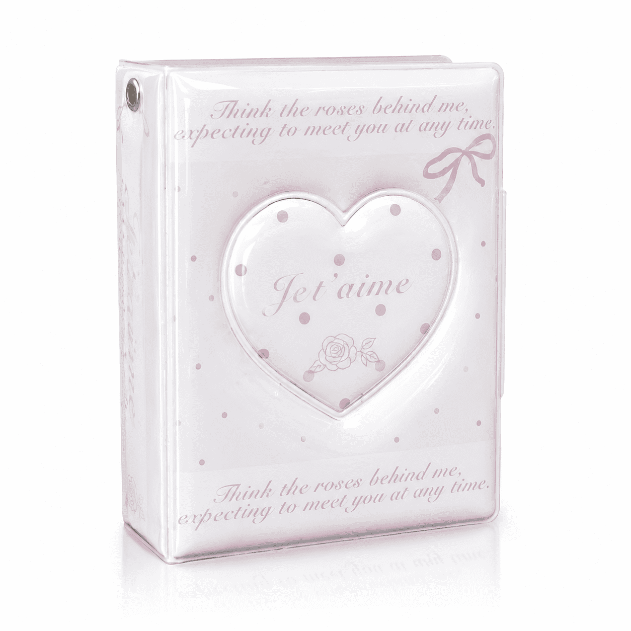 3 Inch Photo Album for Instant Pictures,PVC Mini Binder Album with 16 ...