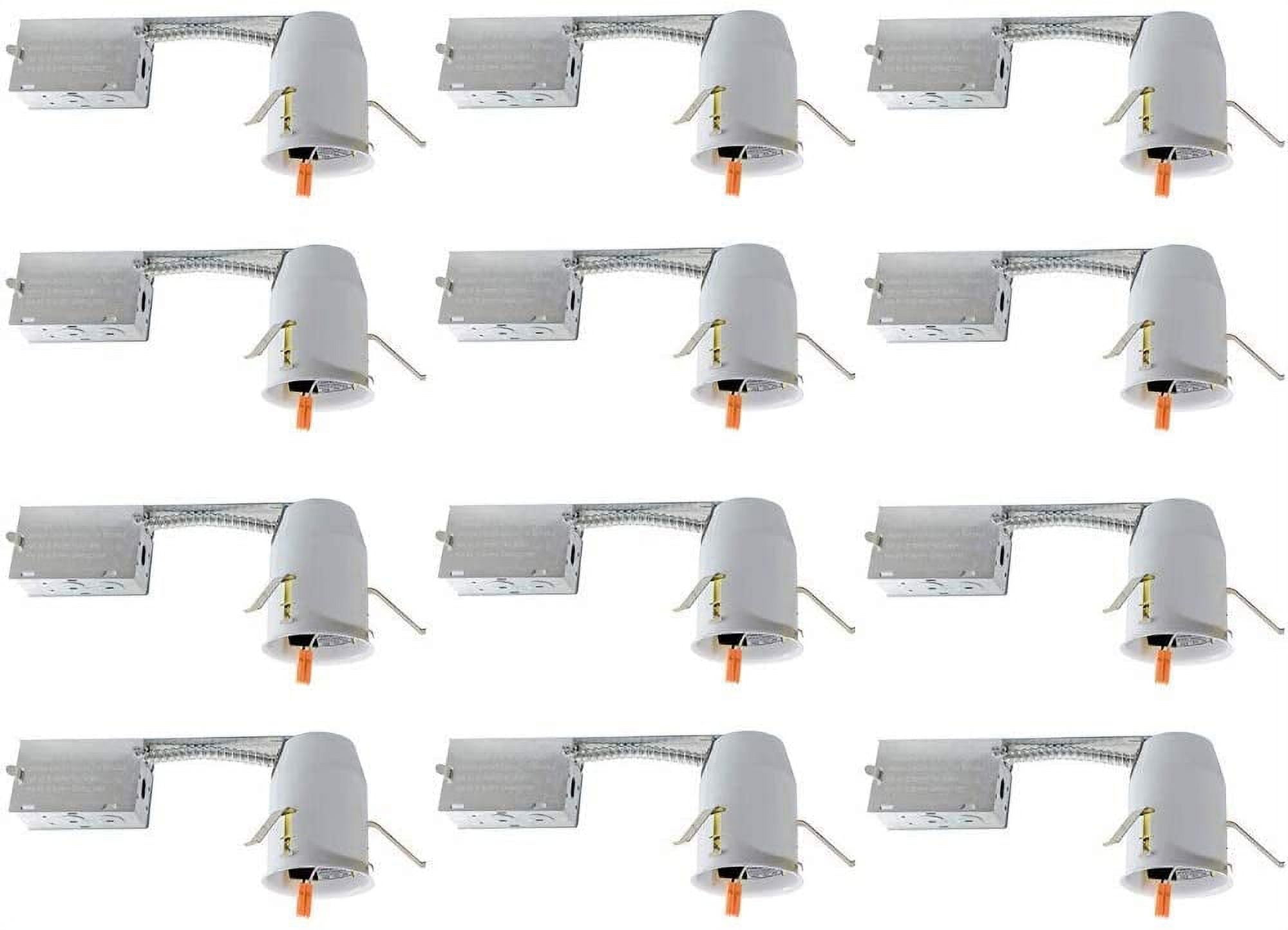 3 Inch Remodel Recessed Housing, Air Tight IC Rated Steel Can, 120-277V ...