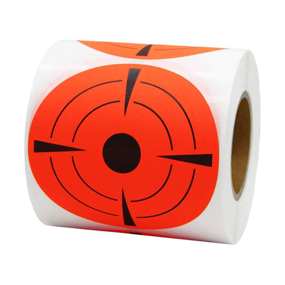 3 Inch Round Adhesive Target Pasters Fluorescent Shooting Targets ...