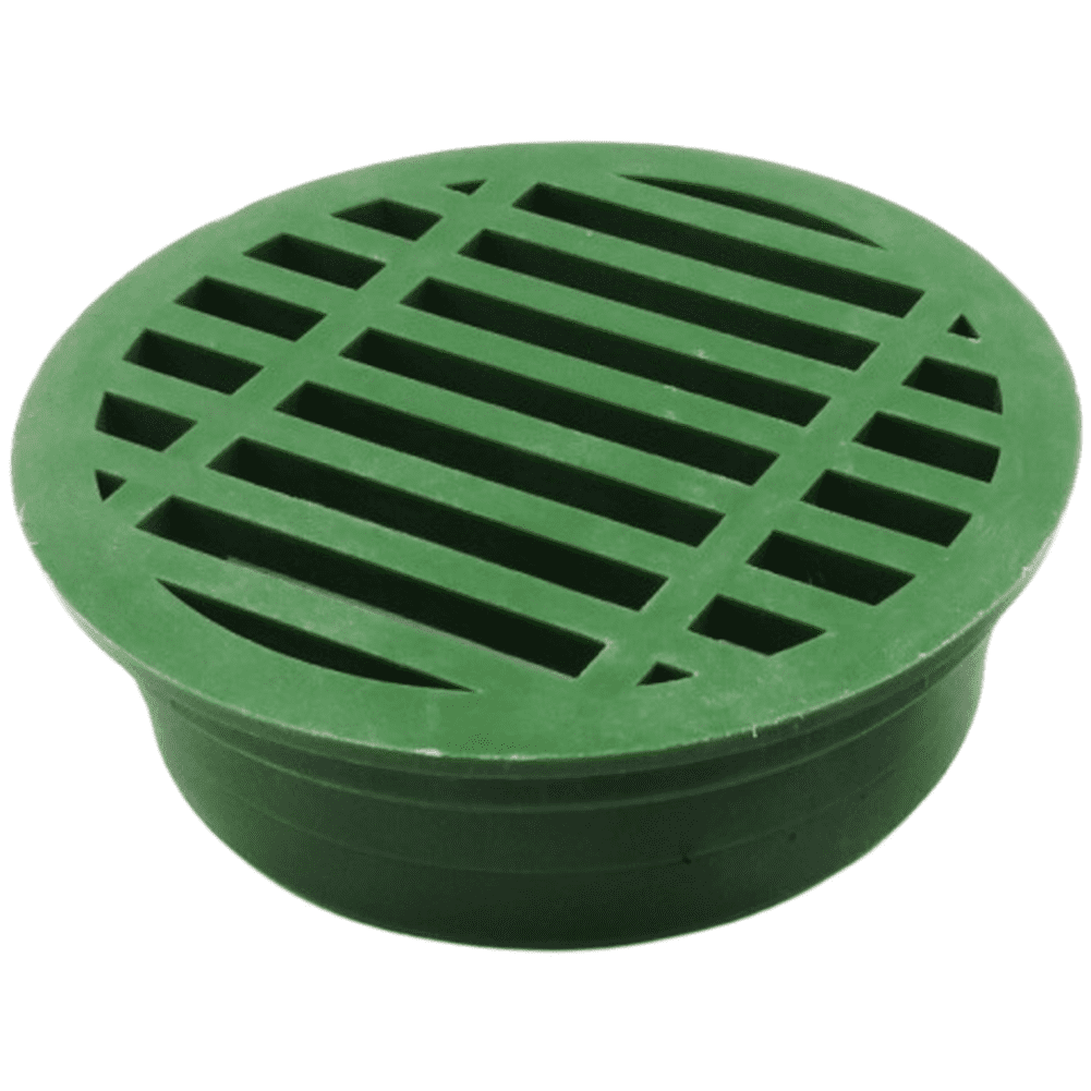 3 Inch Round Green Lawn Drain Pvc Shower Floor Drain Grate Filter For ...