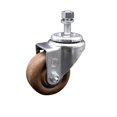 3 Inch SS High Temp Glass Filled Nylon Swivel 12mm Threaded Stem Caster ...