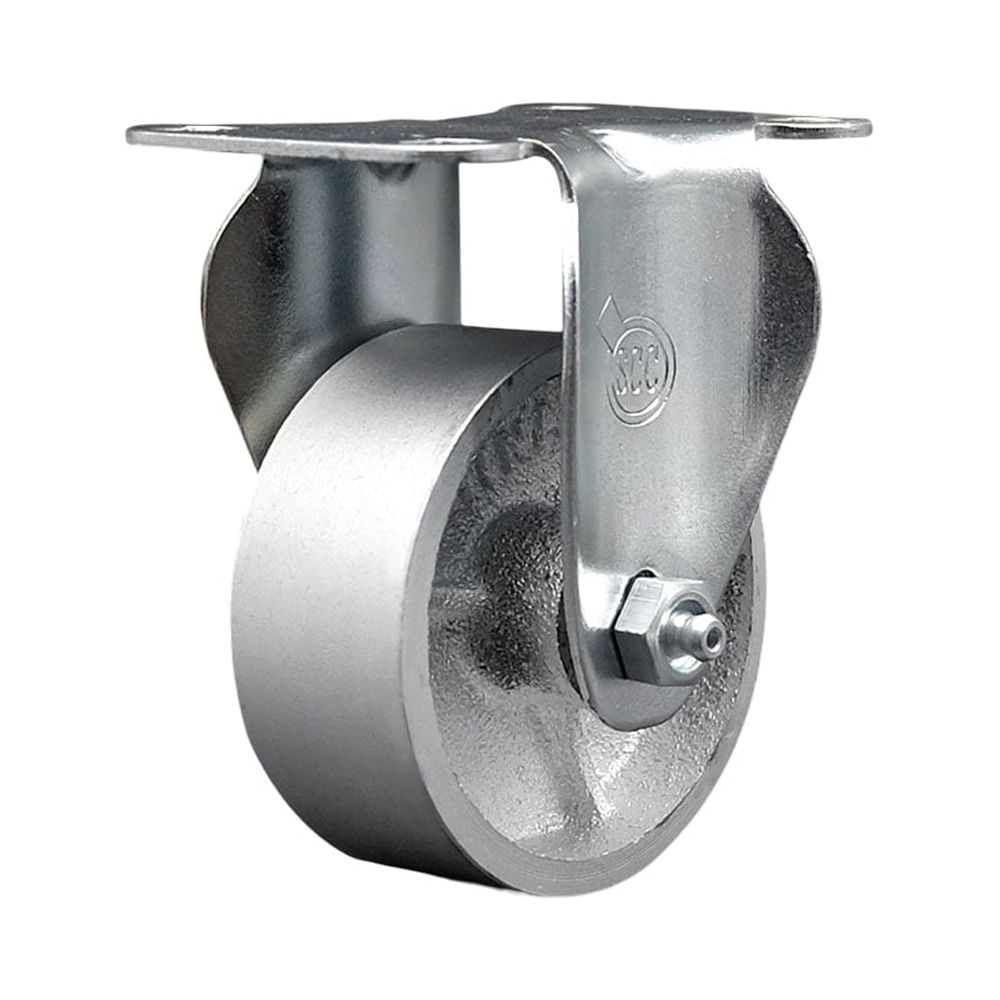 3 Inch Semi Steel Cast Iron Wheel Rigid Top Plate Caster Service Caster ...