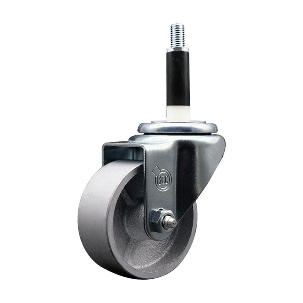 3 Inch Semi Steel Wheel Swivel 7/8 Inch Expanding Stem Caster SCC ...