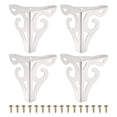 3 Inch Silver Hollow Out Metal Triangle Furniture Legs Set Of 4 For ...