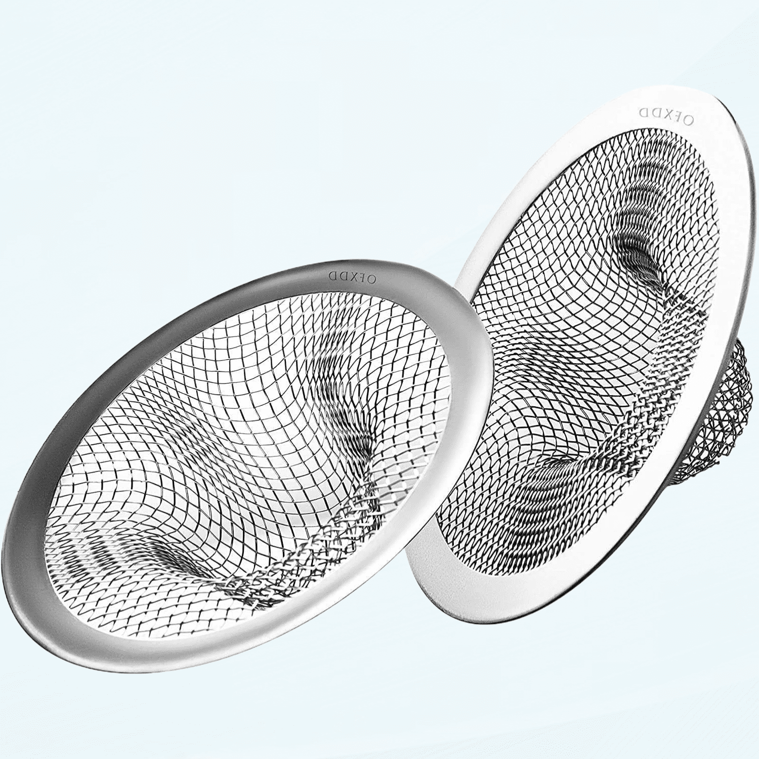 3 Inch Sink Strainer - Stainless Steel Mesh Hair Catcher for Bathtub ...