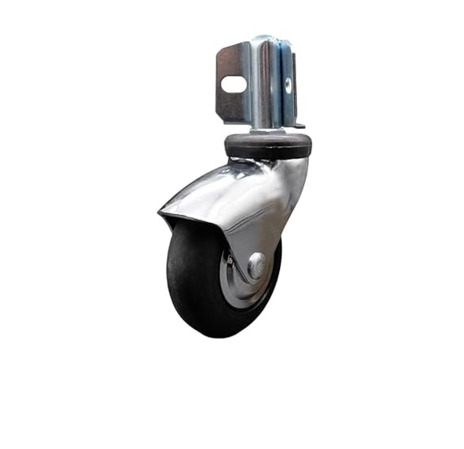 3 Inch Swivel Caster Wheels for Furniture - Bright Hooded Neoprene ...