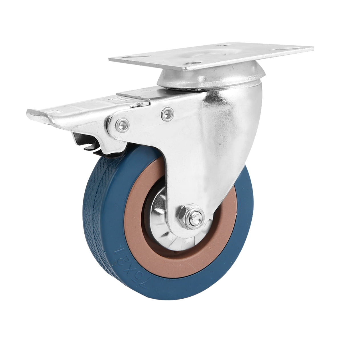 3 Inch Swivel Casters Caster PVC Hard Floor Caster Crib Caster Wheels Stem Casters Rolling Wheel ...