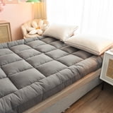 3 Inch Thick Twin Mattress Topper - Soft Microfiber, Pressure Relief ...