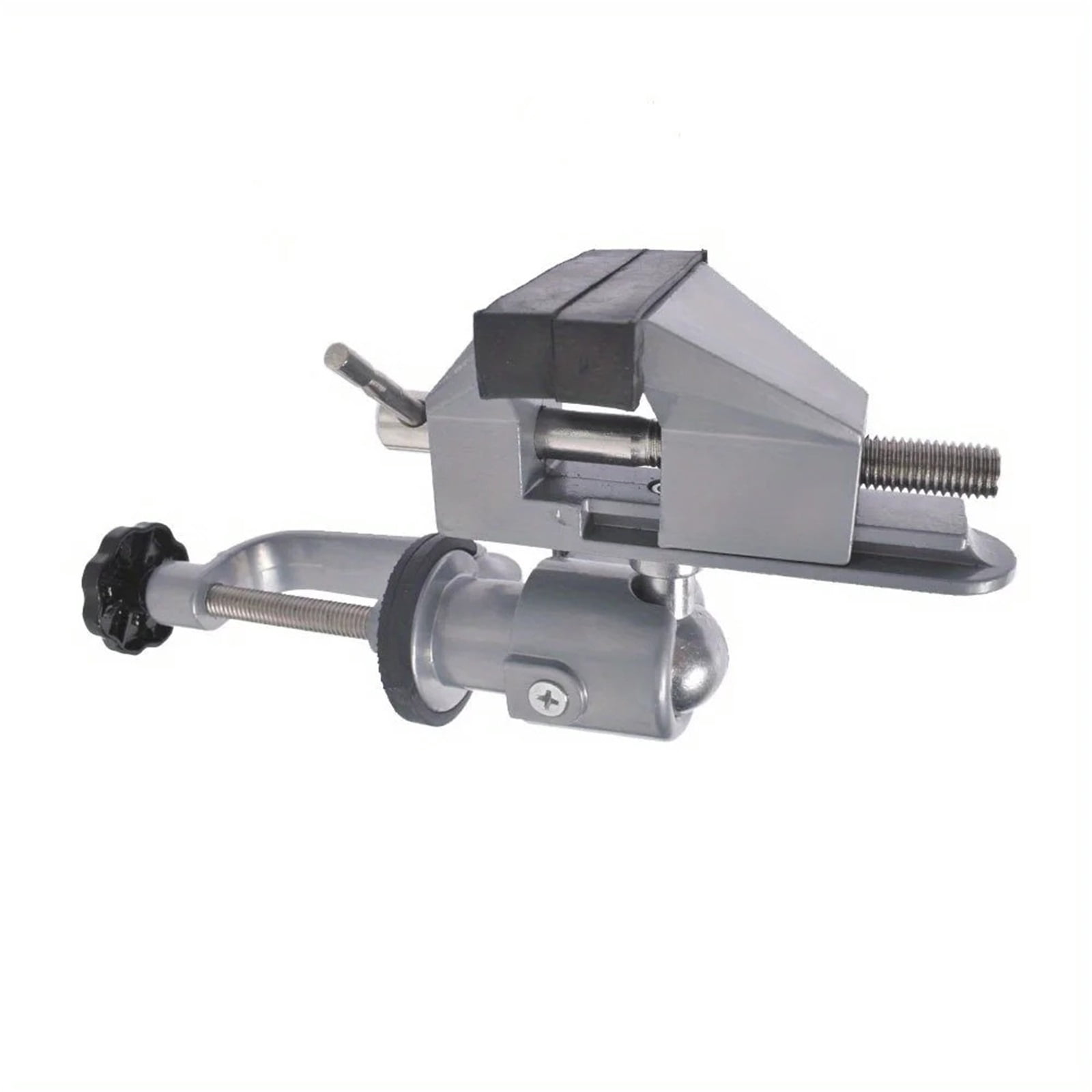 3-Inch Universal Table Bench Vise, Rotate 360° For Drilling Woodworking ...