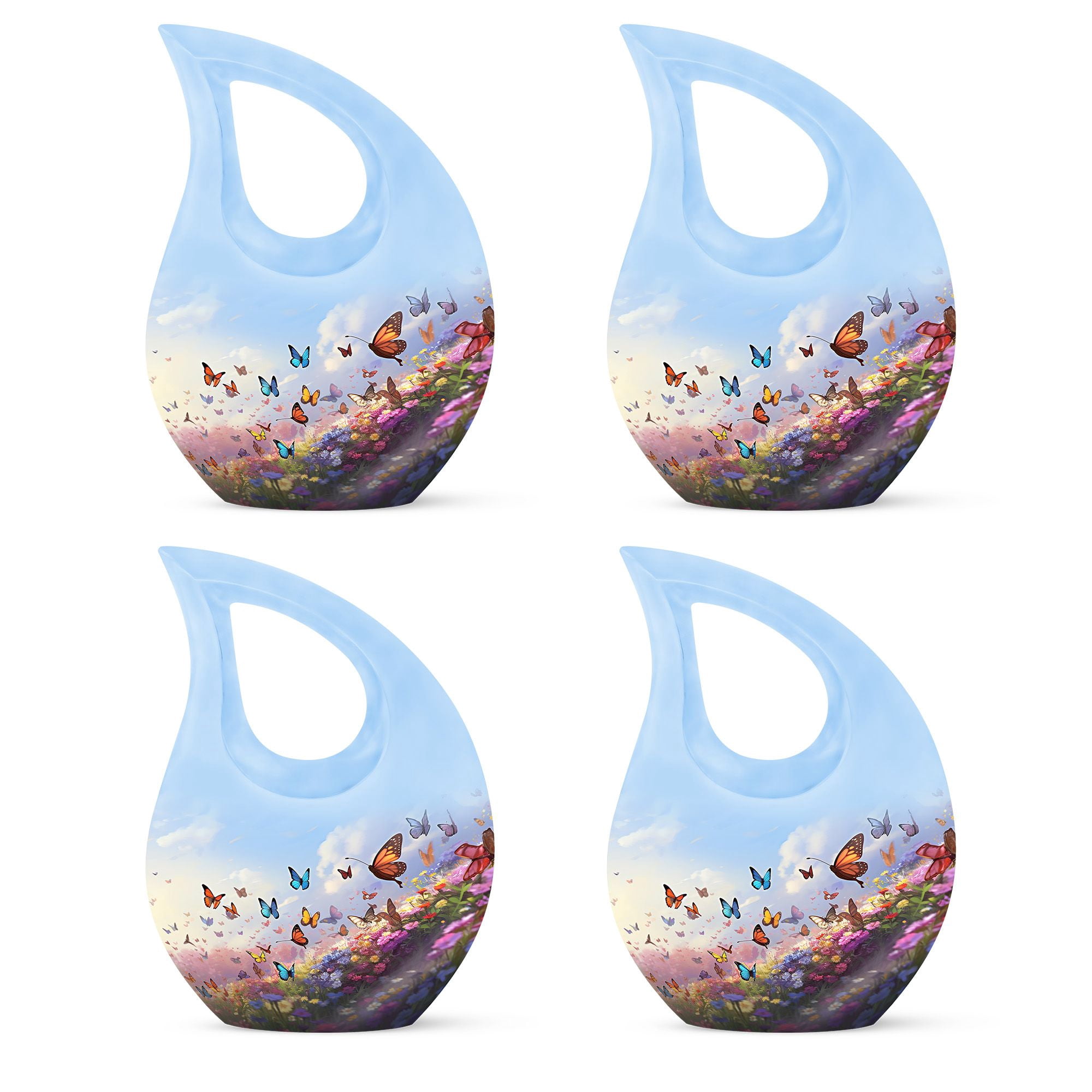 3 Inch Urn (Pack of-4) Urns for Human Ashes Adult Female - Mini Urns ...