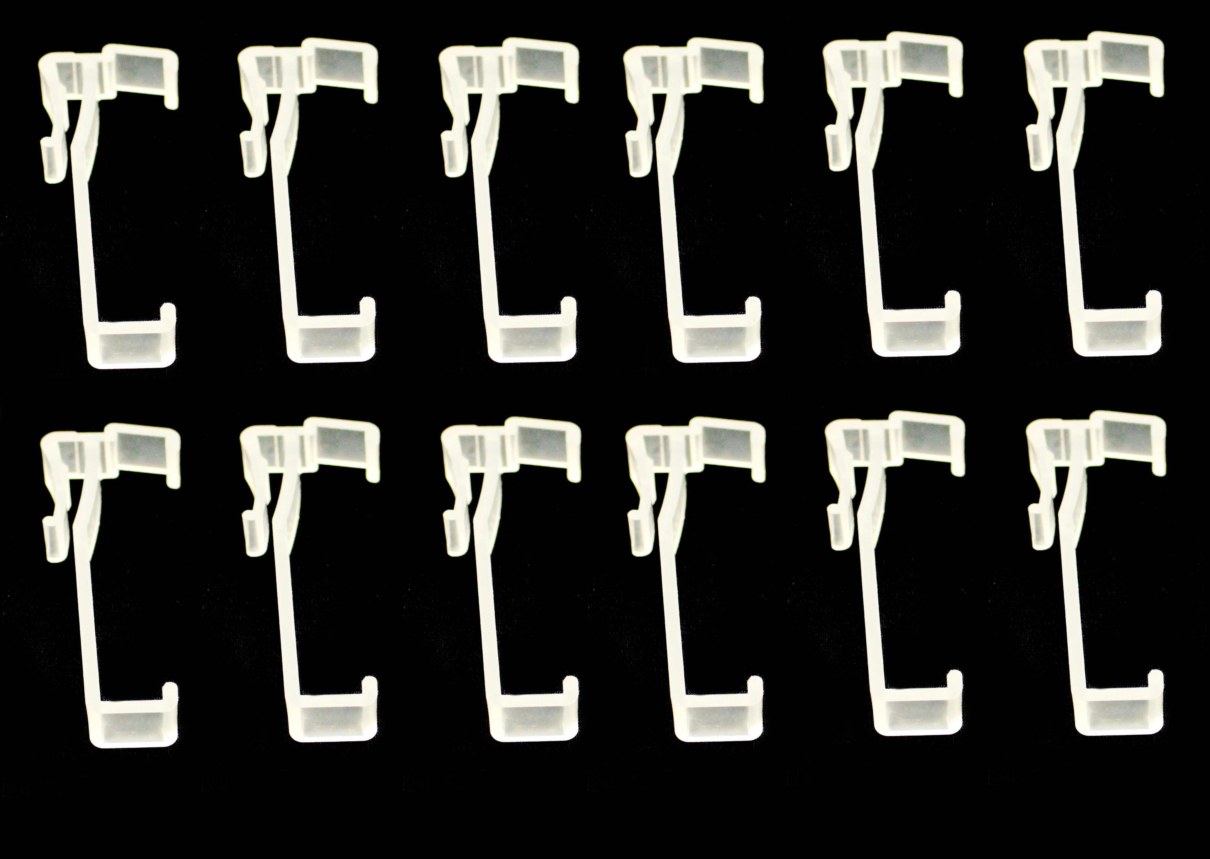 3 Inch Valance Clips for Window Blinds - Pick your Quantity - 12 Pack ...