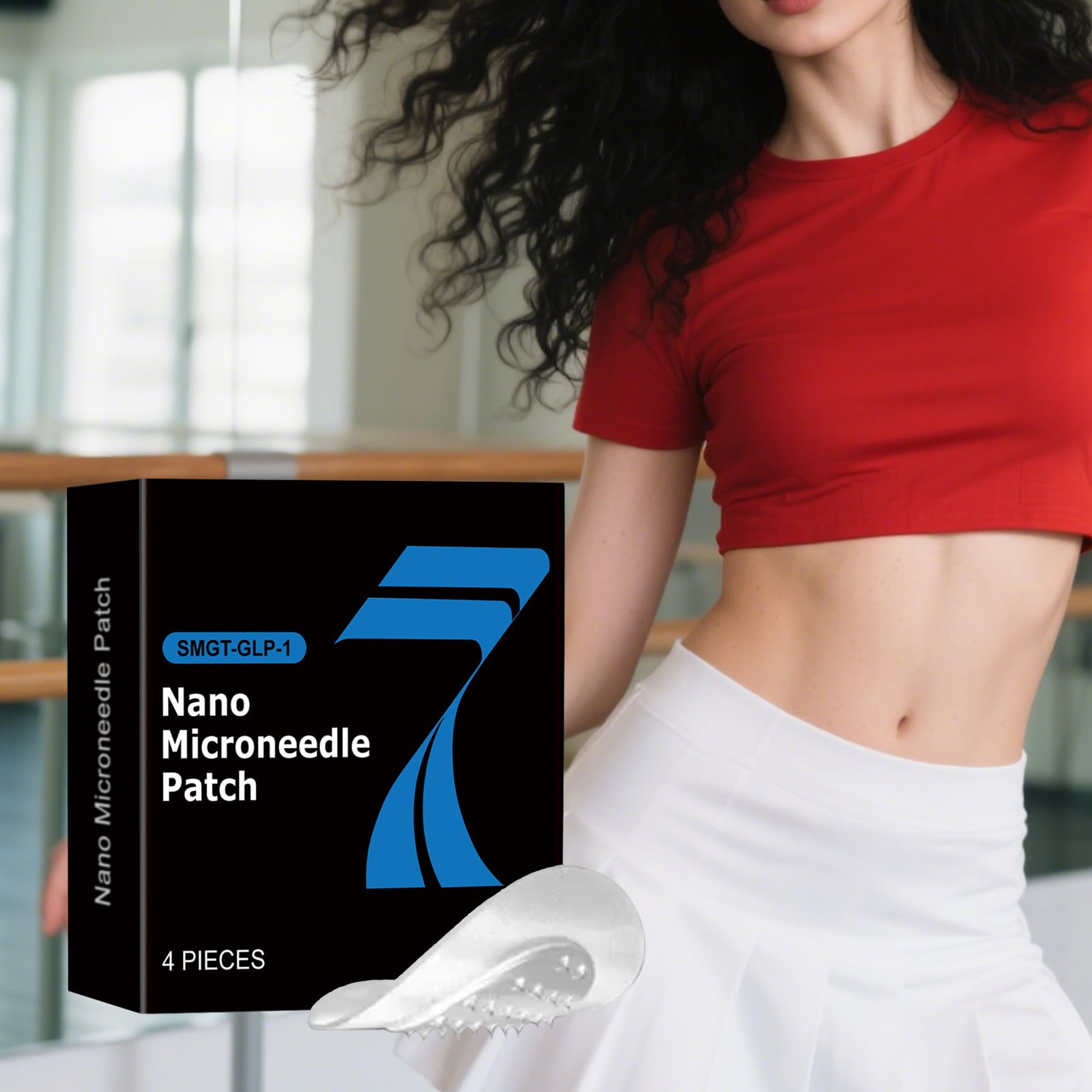 3 Inch Weight Loss Nano Microneedle Patch, Microneedle Patch, Long ...