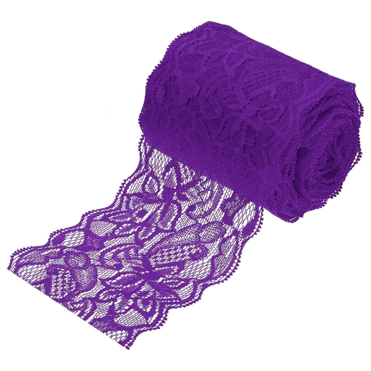 3 Inch Wide 10 Yard Lace Ribbon Floral Pattern Rose Embroidered Lace ...