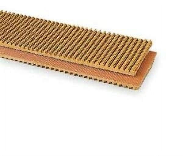 3 Inch Wide 2 Ply Tan Gum Rubber by Bare High Grip Rough Top Incline ...