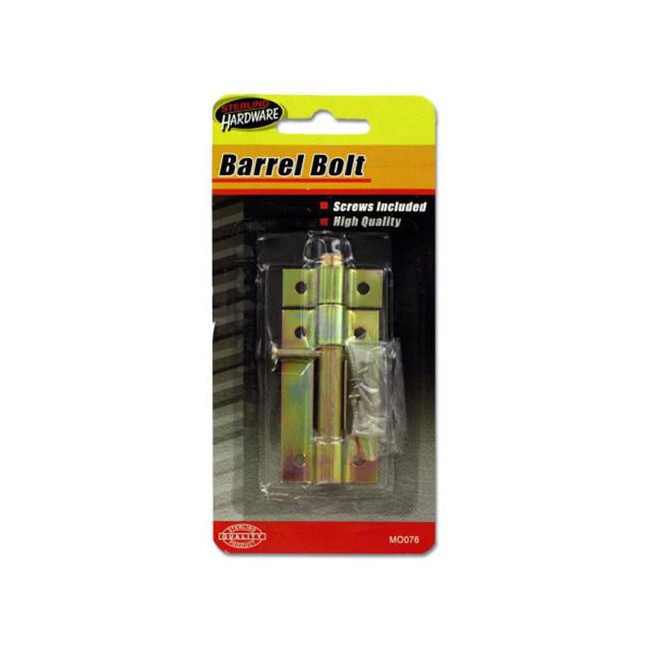 3 Inch barrel bolt with screws - Pack of 48 - Walmart.com