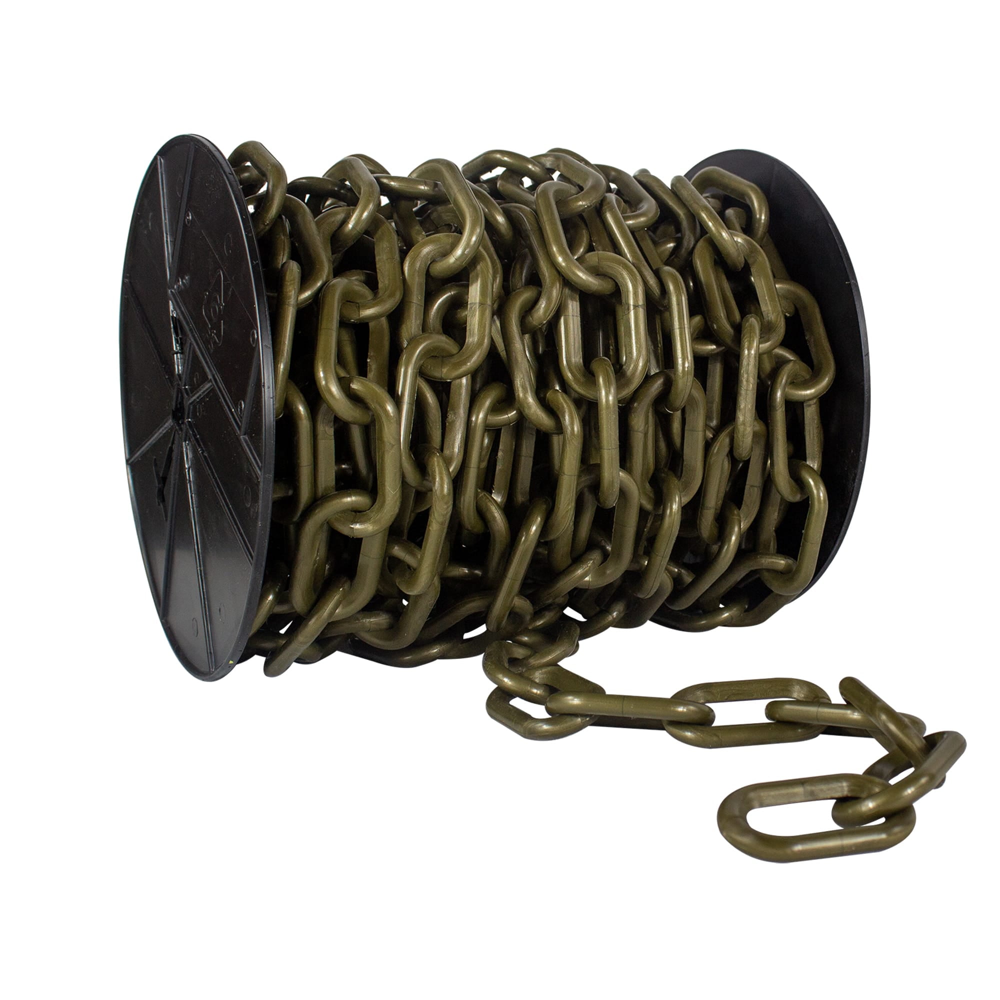 3 Inch x 60 Feet Khaki Gold Plastic Safety Chain Reel - Walmart.com