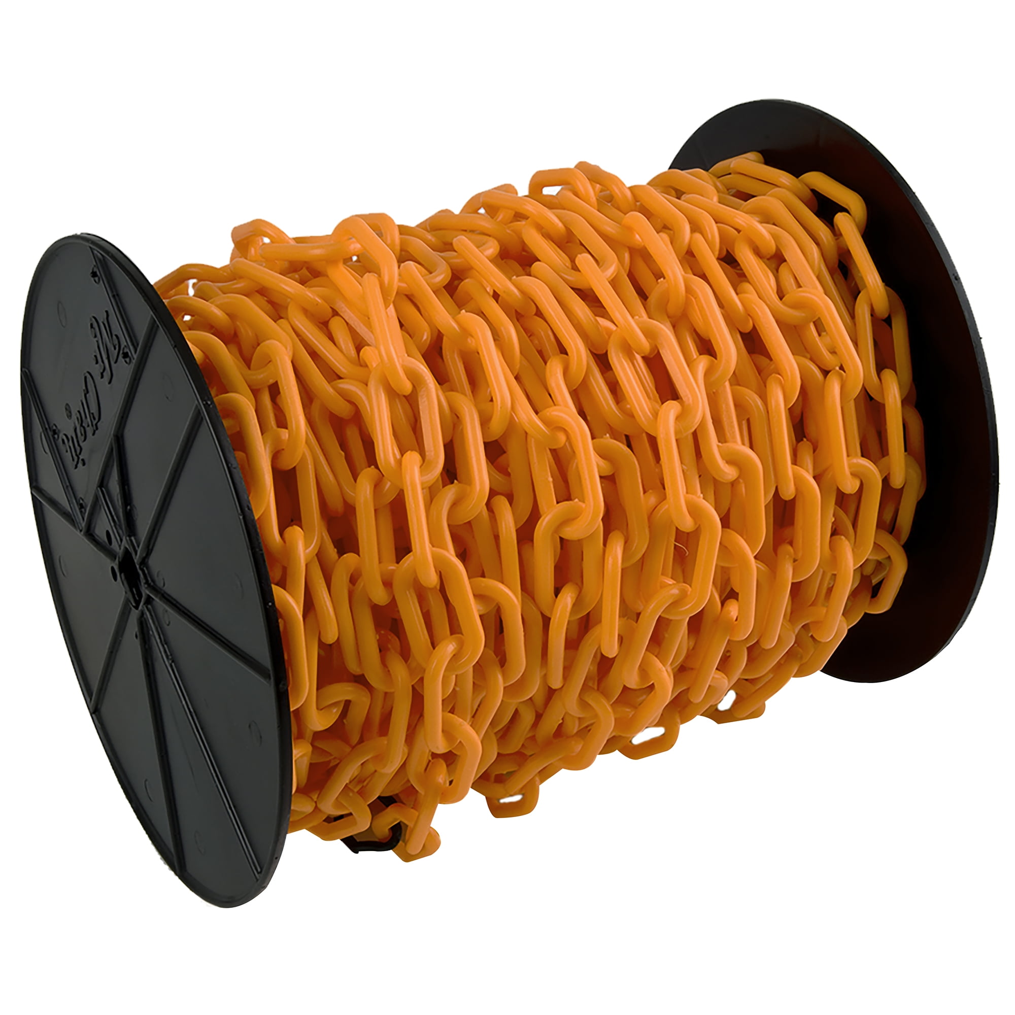 3 Inch x 60 Feet Safety Orange Plastic Safety Chain Reel - Walmart.com