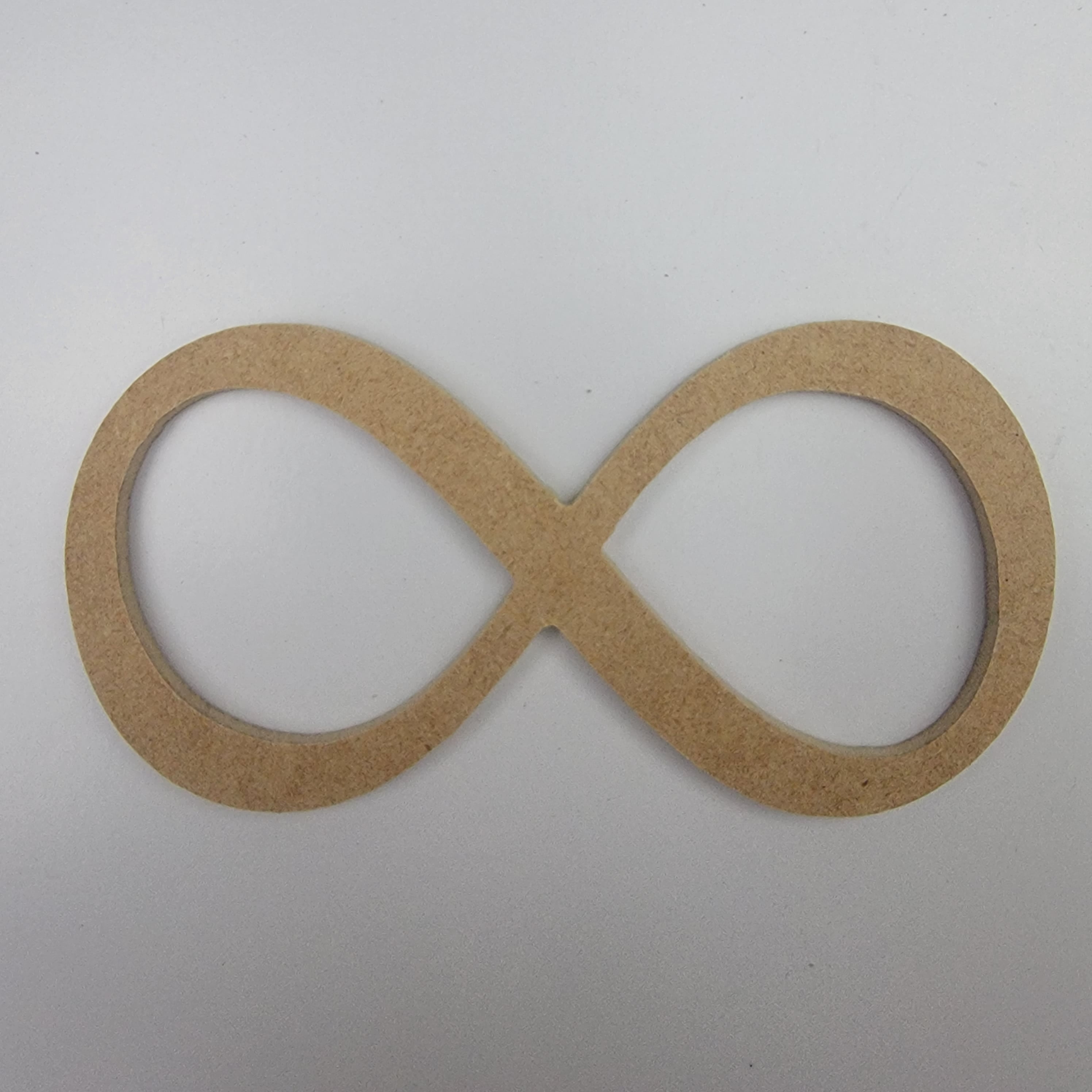 3" Infinity Symbol, Unfinished MDF Art Shape by Wooden Craft Cutouts, 1 ...