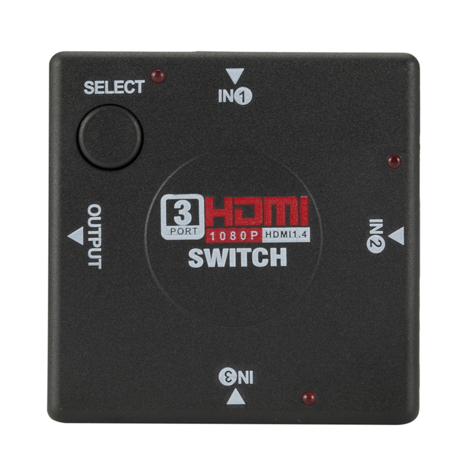 3 Input 1 Output Mini 3 Port Switch Female To Female Switcher Splitter ...