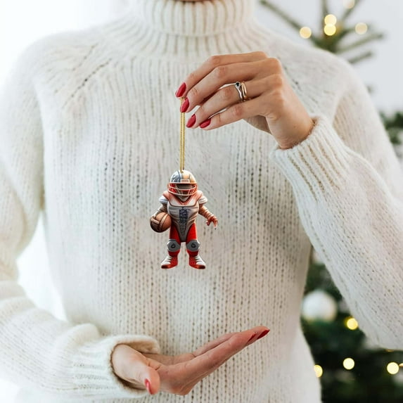 3 Interesting Cartoon Super Wrist Style Rugby Player Acrylic Key Chain ...