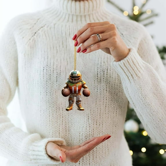 3 Interesting Cartoon Super Wrist Style Rugby Player Acrylic Key Chain ...