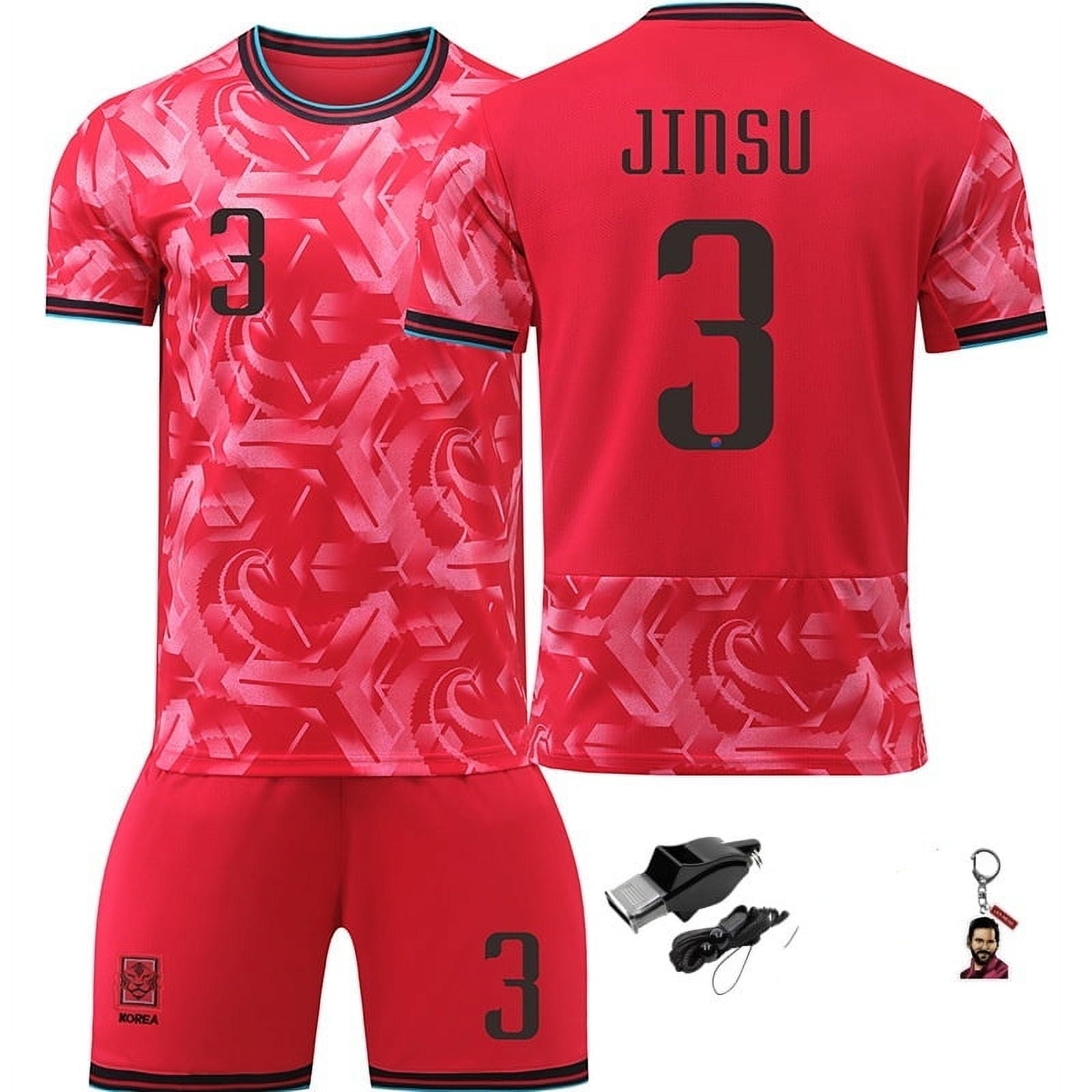 3#JIN_SU Boys' Soccer Jersey Kit Set for Youth & Kids with ...