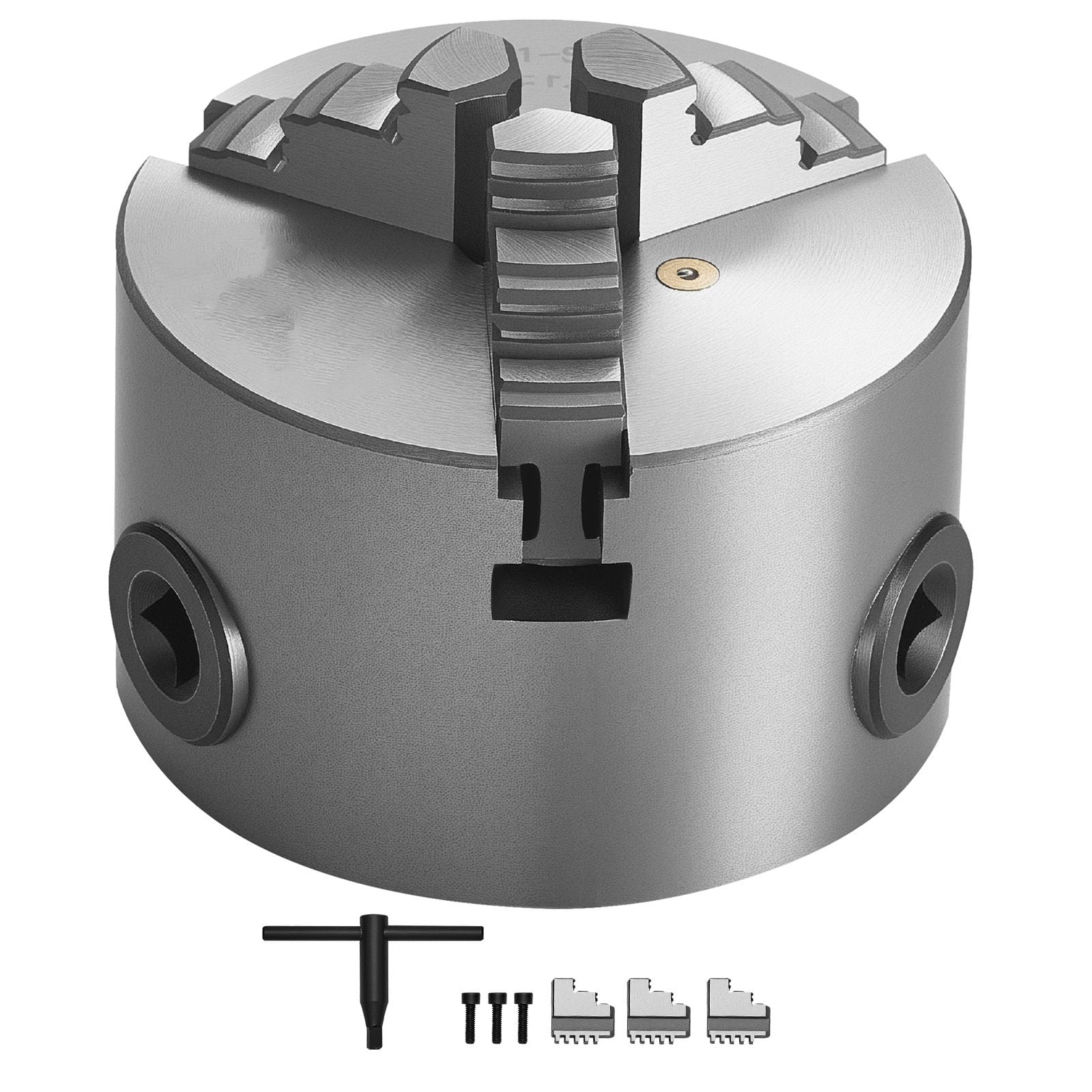 3-Jaw Lathe Chuck, 3 Inch (80 mm), Self-Centering Chuck, 0.08-2.48 in ...