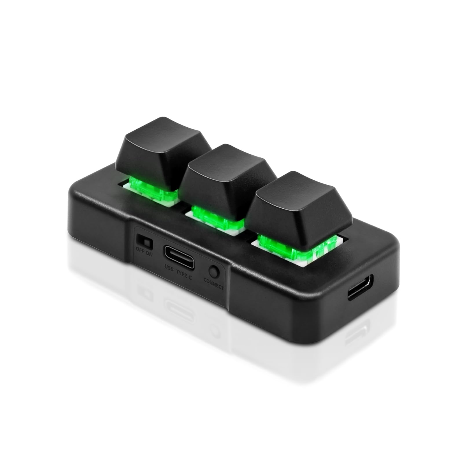 3-Key Mini Keypad 2.4G Wireless 2 in 1 Mechanical Gaming Keyboard Hot ...