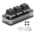 3 Key Mini Keypad Industrial Usb Customized Blue Switch Programmable Gaming Keypad With Rgb