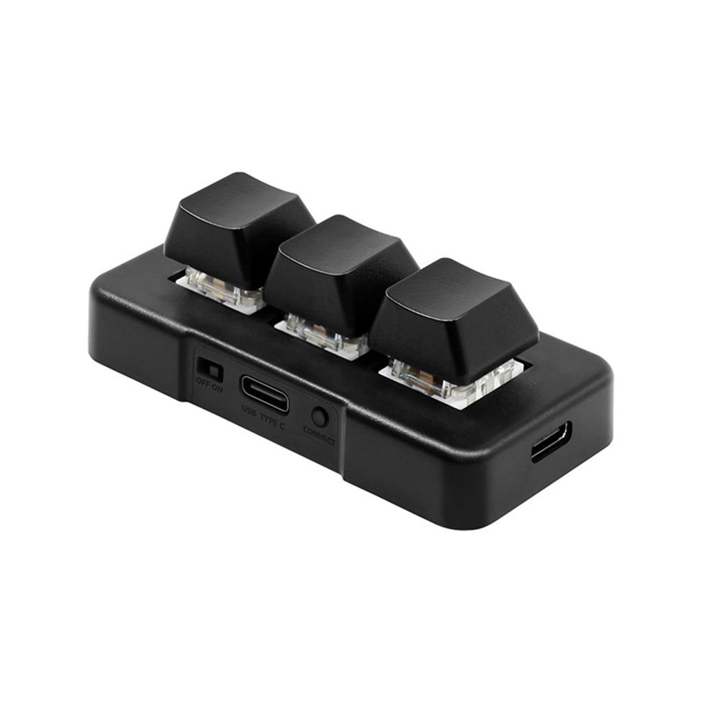 3-Key Mini Keypad RGB Custom Mechanical Keys for Game Office CAD ...