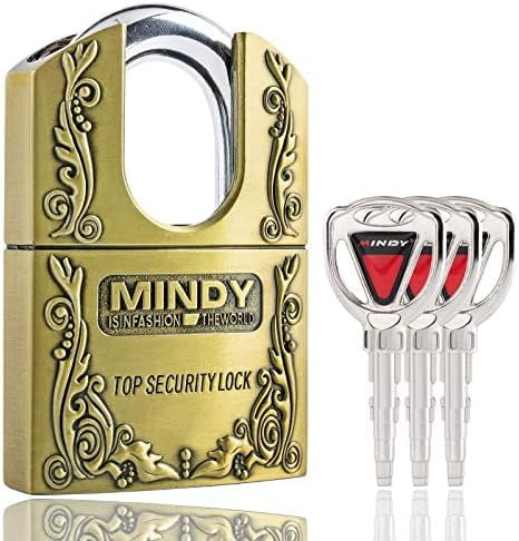 3 Keys 40mm Heavy Duty Warehouse Shrouded Hardened Keyed Padlock Top ...