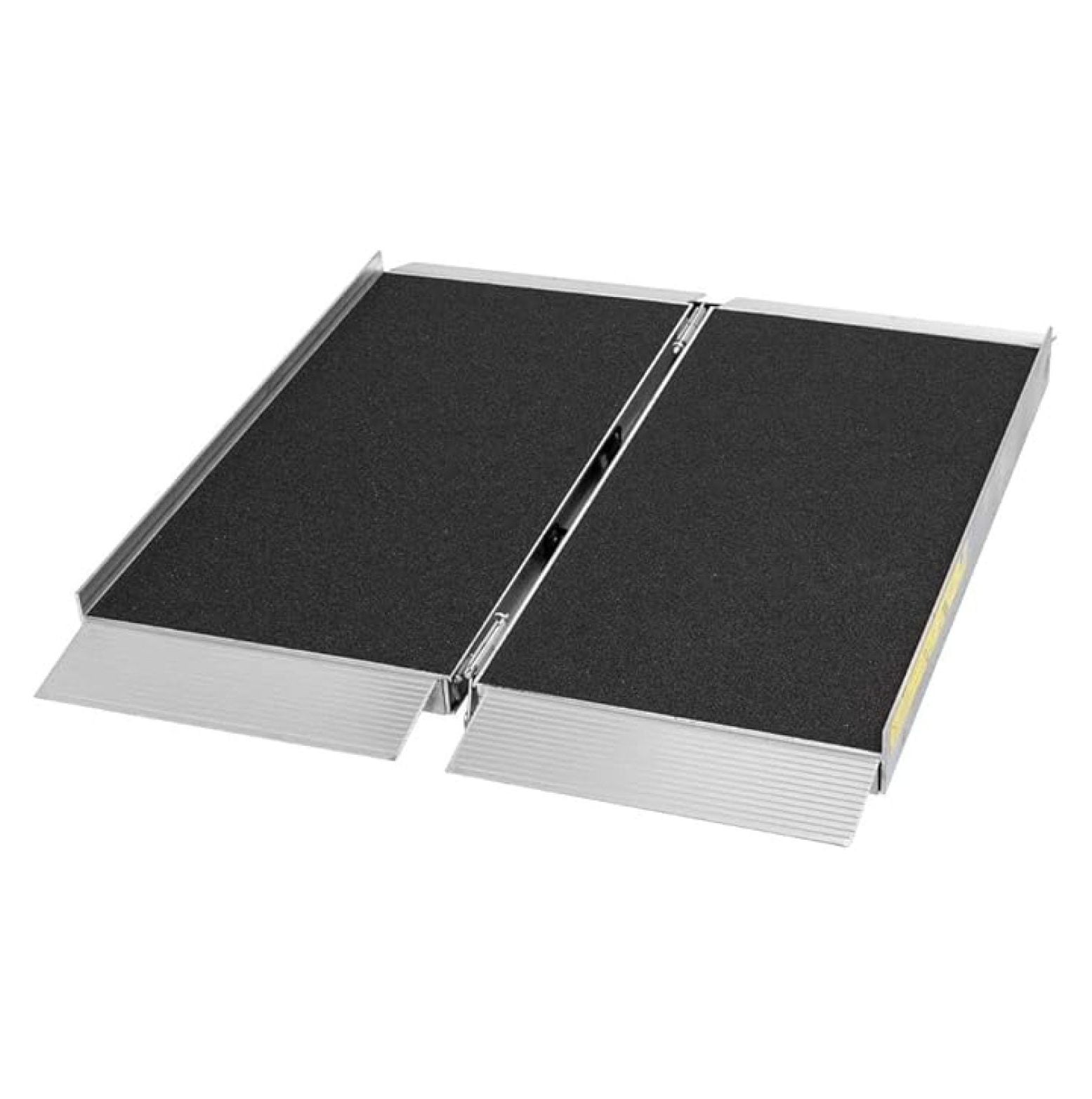 3' L Portable Single-Fold Aluminum Wheelchair and Scooter Ramp with ...