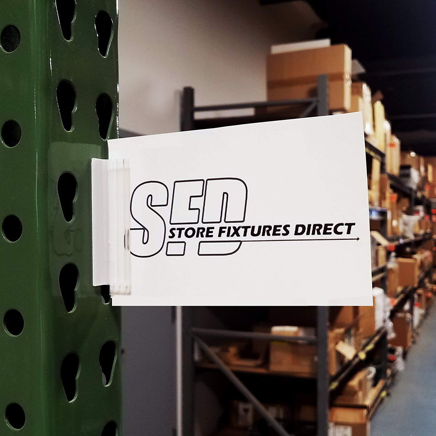 3" L Self Adhesive Sign Card Holder Grip, Stick On Signage Holder for ...