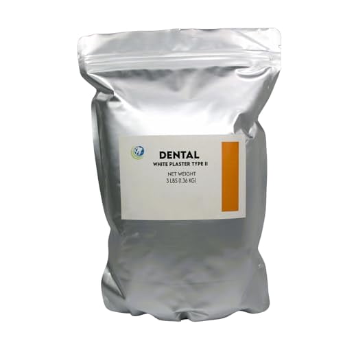 3 LB - White Dental Lab Plaster for Dental Cast Fabrication, Dental ...