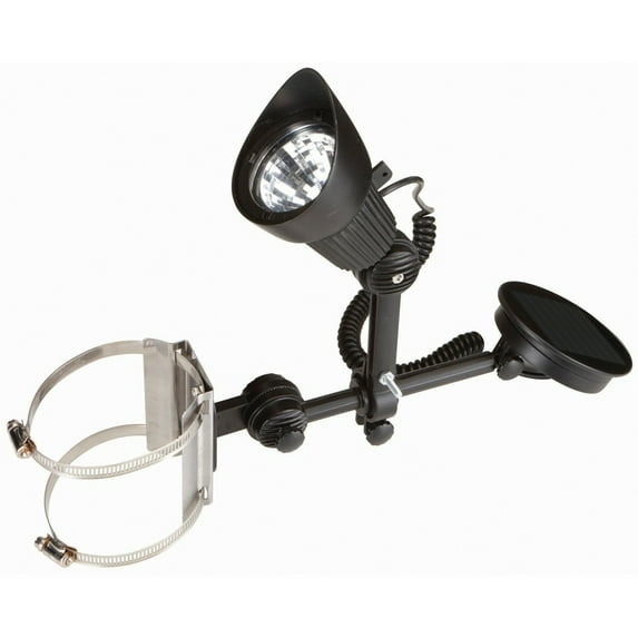 3 LED Solar Powered Flag Pole Spot Light Spotlight Flagpole 1.2V free ...