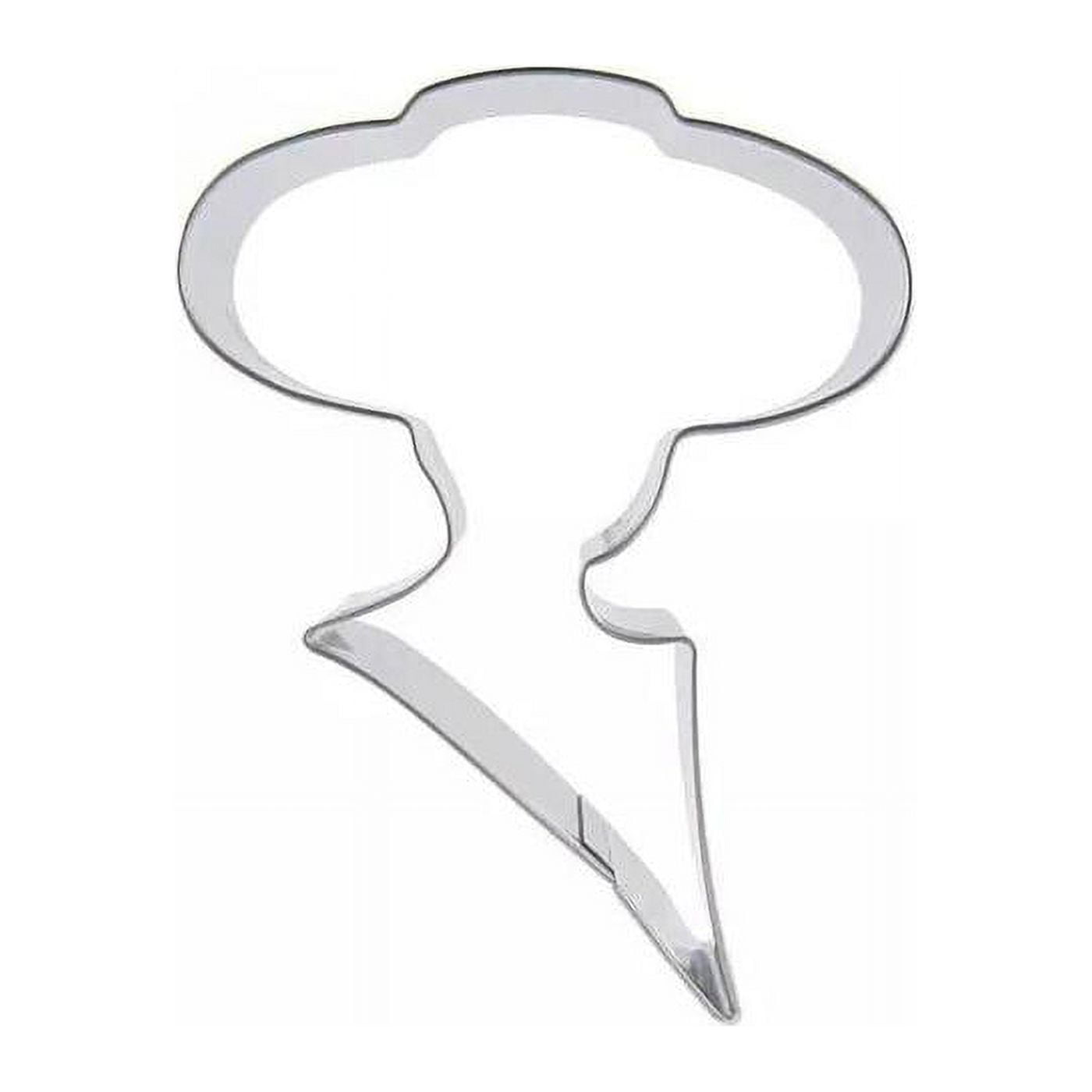 3" Lady With Hat Metal Cookie Cutter | Bakell - Walmart.com