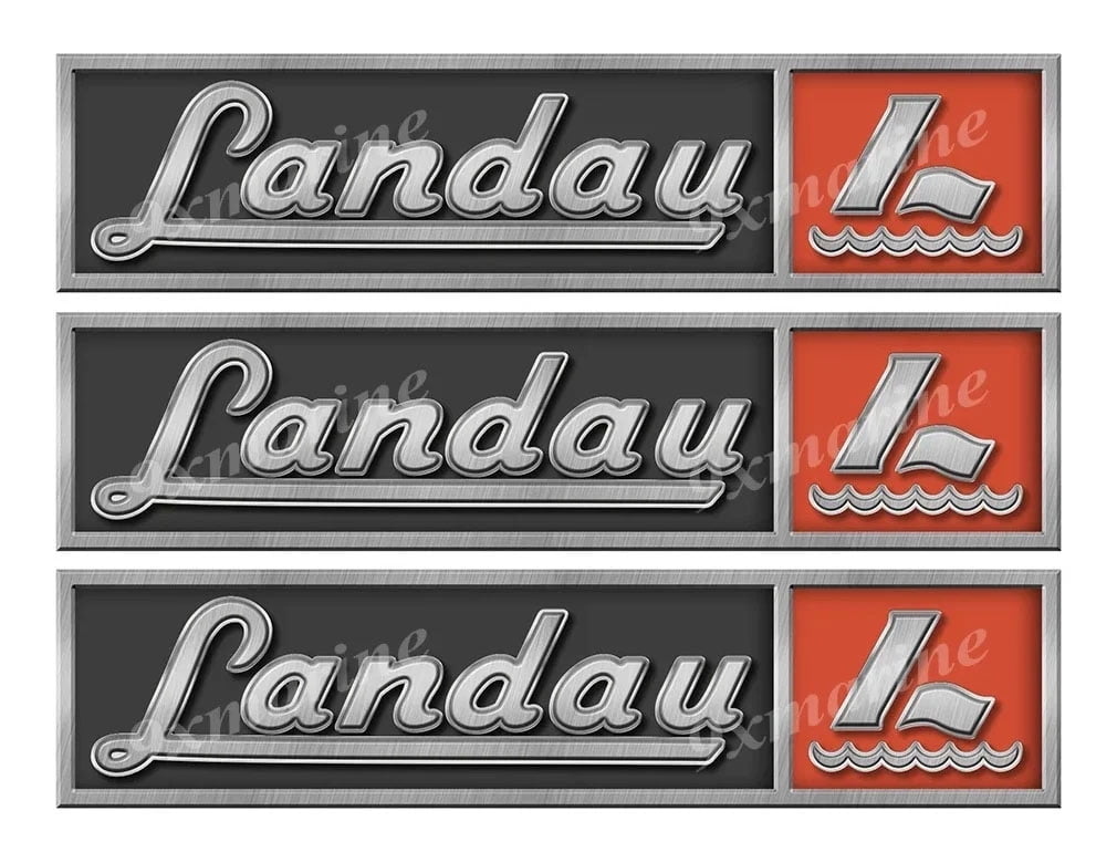 3 Landau Boat Stickers "3D Vinyl Replica" of original - Walmart.com