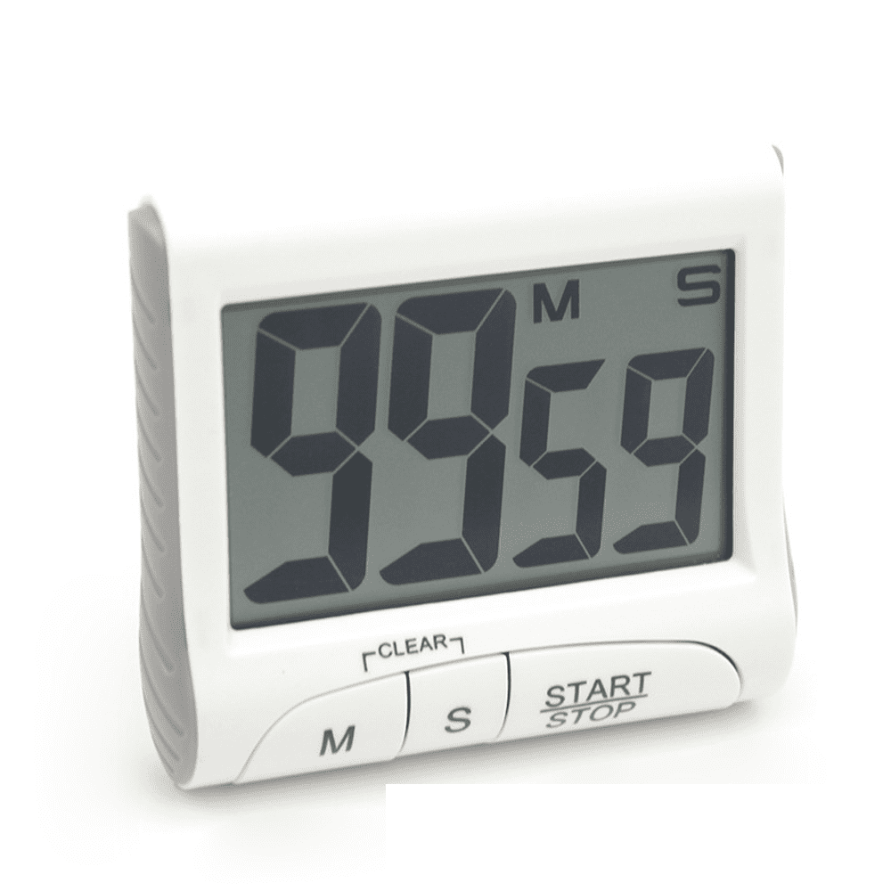 3" Large Display Kitchen Timer - Digital Timer Magnetic Back Loud Alarm ...