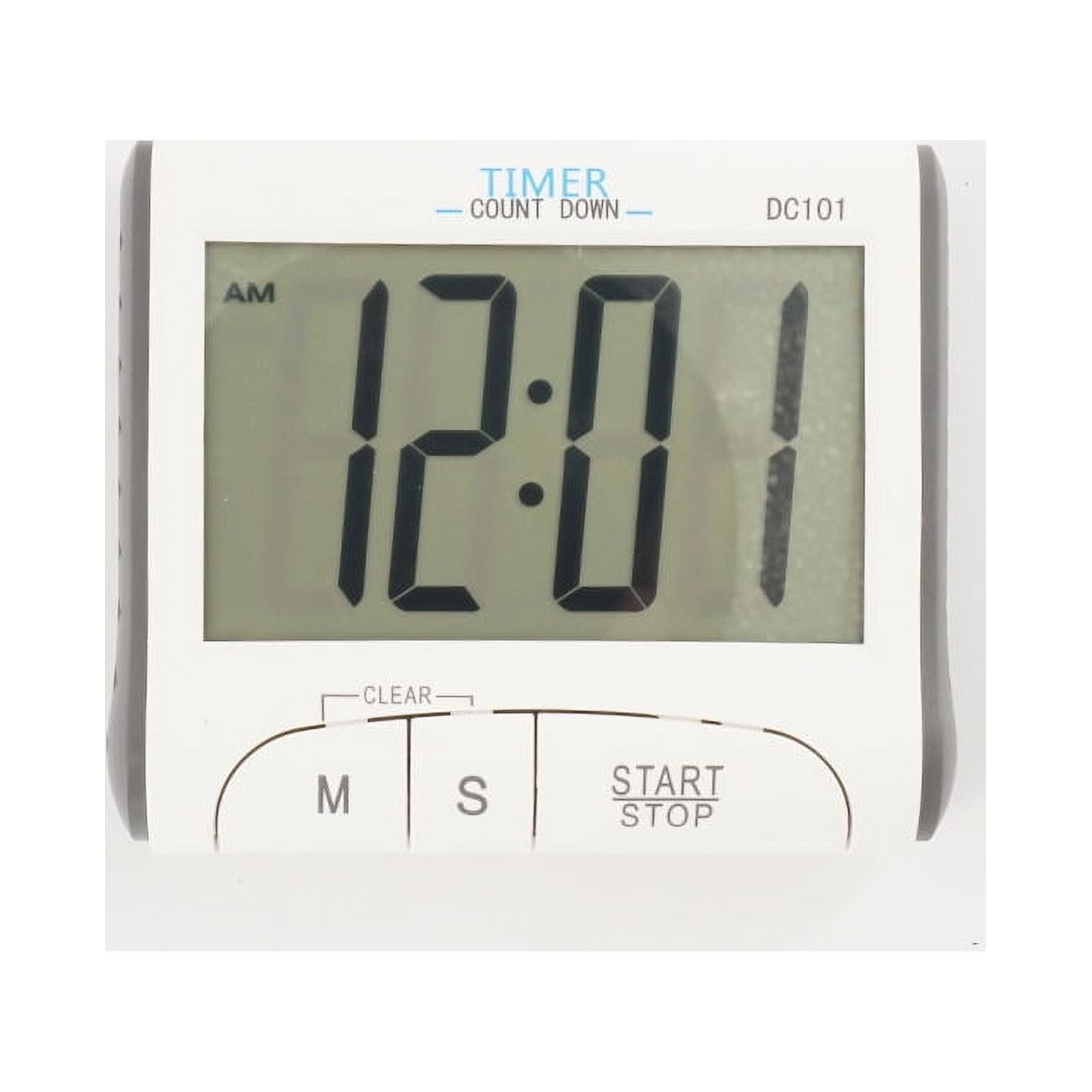 3" Large Display Kitchen Timer - Digital Timer Magnetic Back Loud Alarm ...