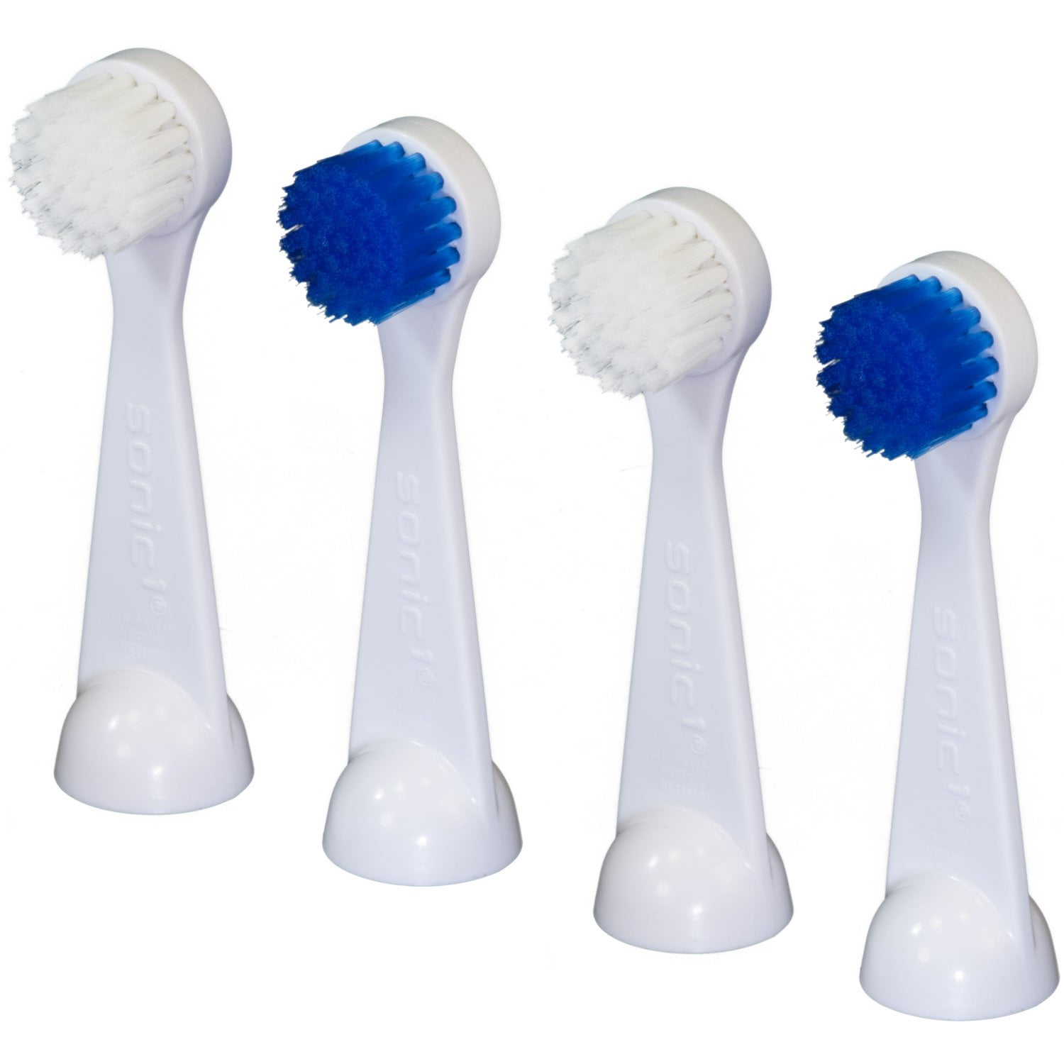 3 Large Replacement Heads, 4 Pack, Compatible With All Electric Toothes ...